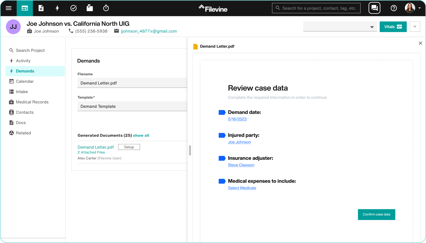 Legal Case and Contract Management Software | Filevine